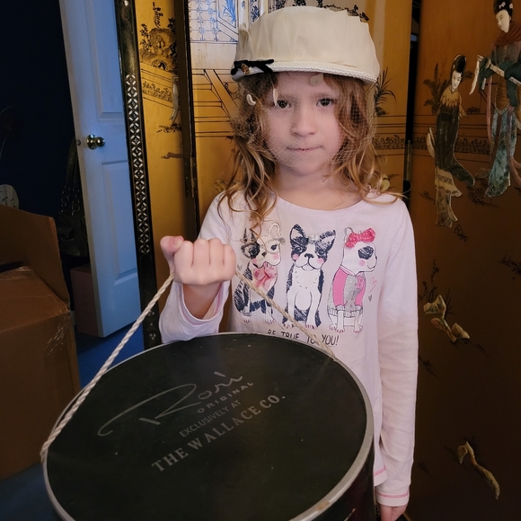 Roni | Accessories | Vintage Roni 22 Inch White Ladies Dress Church Hat ...